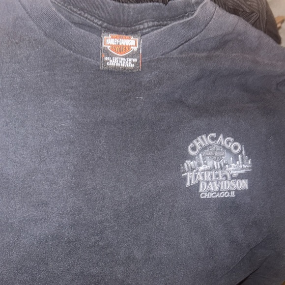 Harley-Davidson | Shirts | Vtg 9s Harleydavidson Chicago Gangster ...